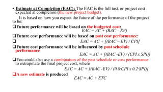 Project monitoring & Earned Value Analysis | PPTX