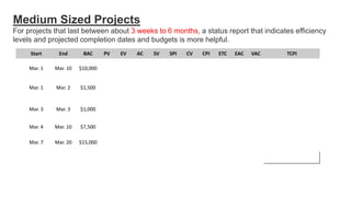 Project monitoring & Earned Value Analysis | PPTX