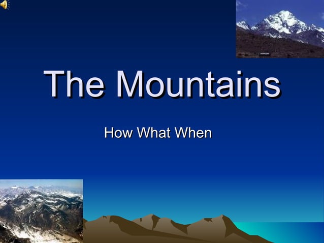 Project Andes Mountains | PPT