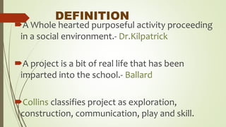 Project mthod | PPTX