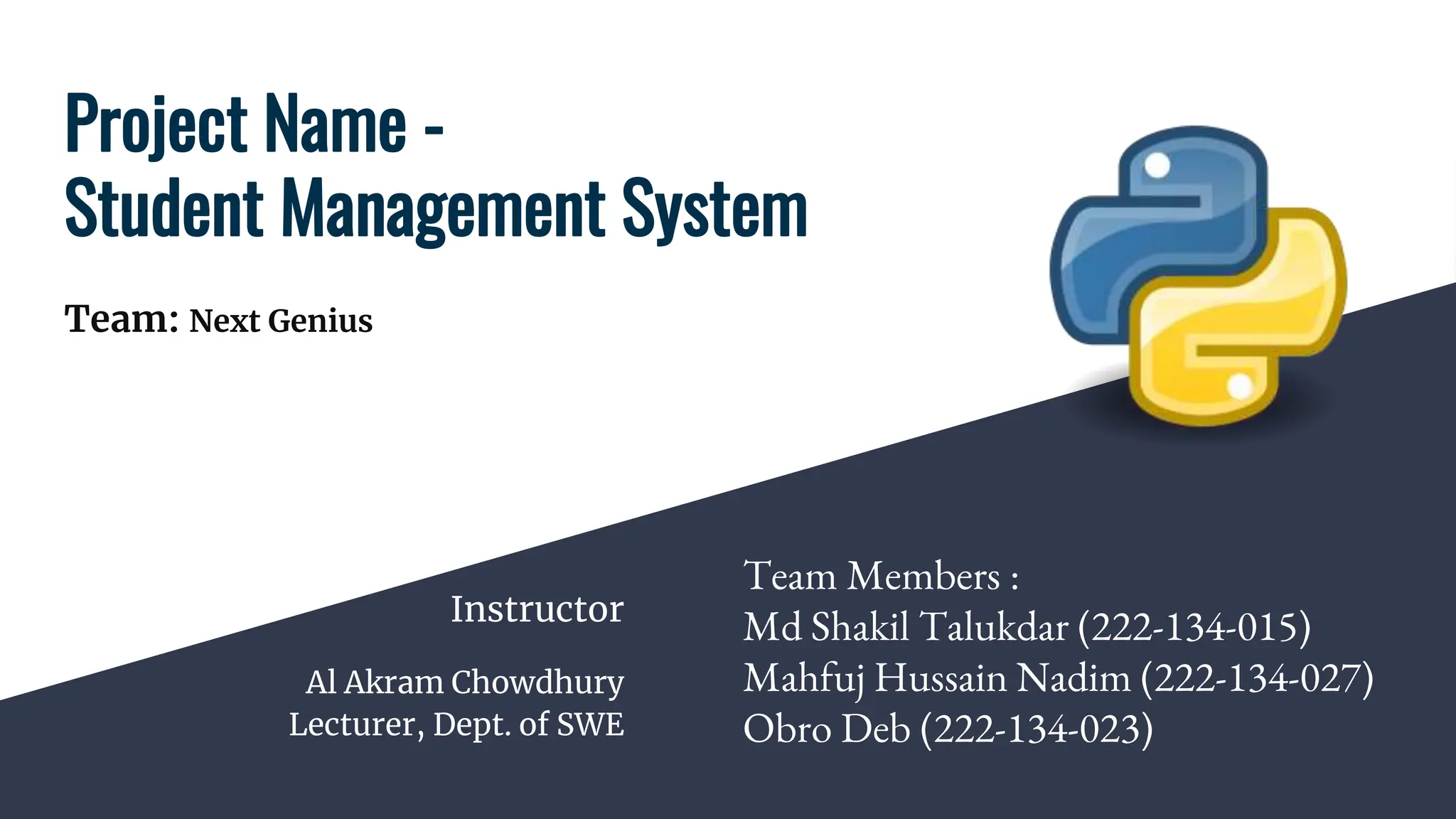 Project Name - Student Management System.pptx