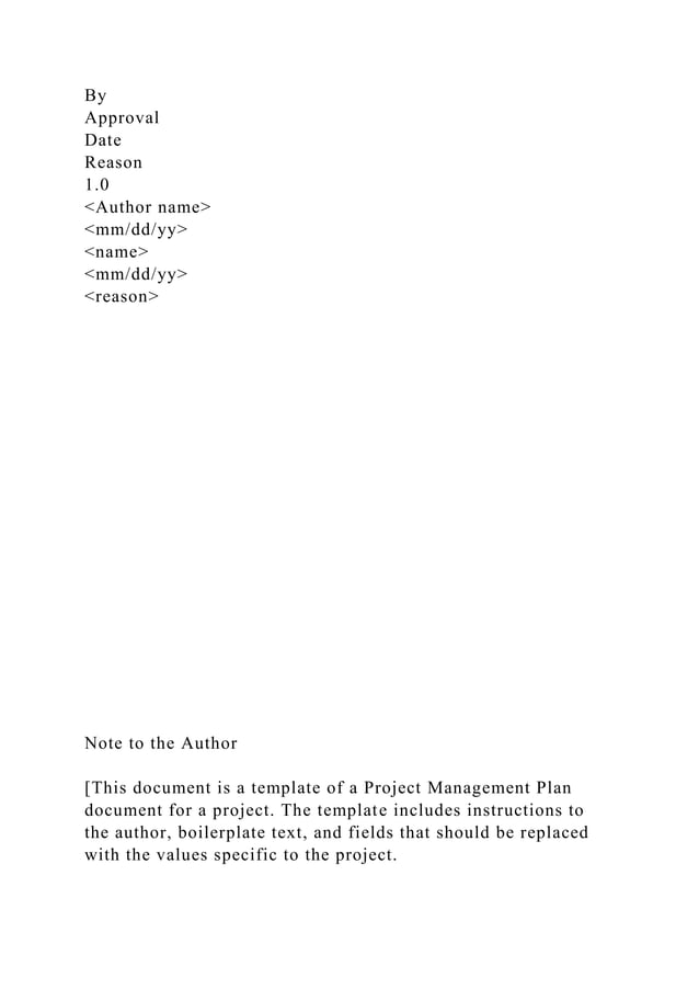 Project NameVersion 1.0 DraftProject NameP.docx | Computing | Technology & Computing