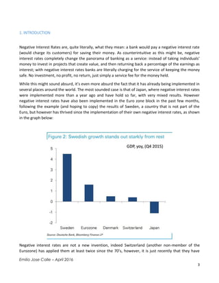 Analysis of Negative Interest Rates in America | PDF