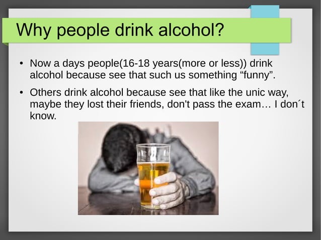 Project of alcohol | ODP