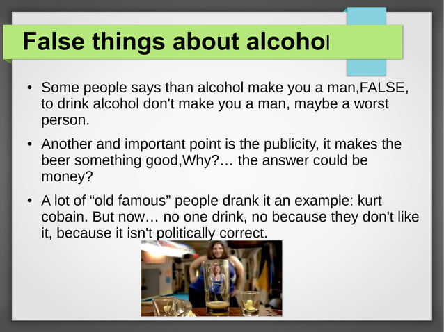 Project of alcohol | ODP