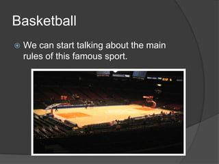 Project of basketball | PPTX