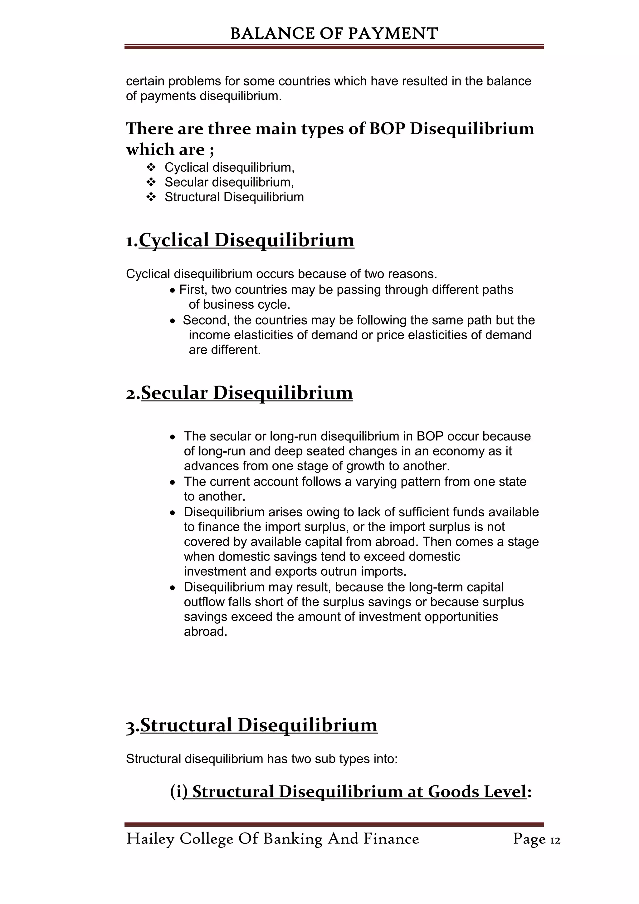Project of eop (balance of payment) | DOCX