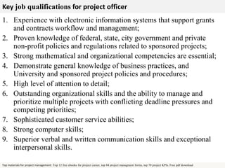 Project officer | PPTX