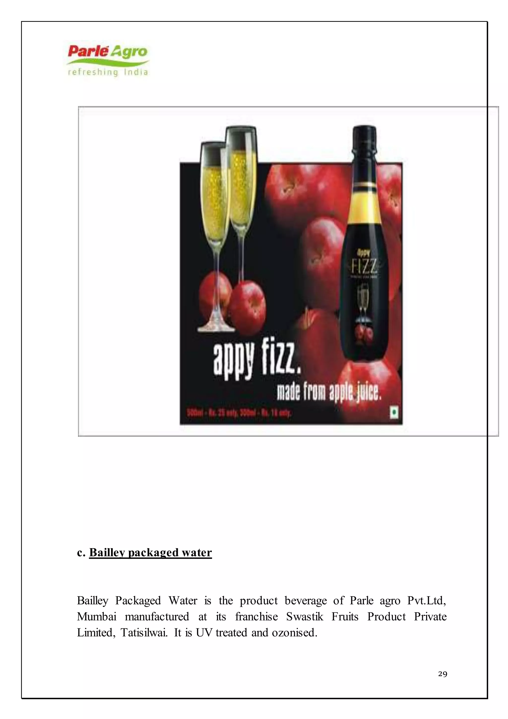 Project on Frooti | DOCX