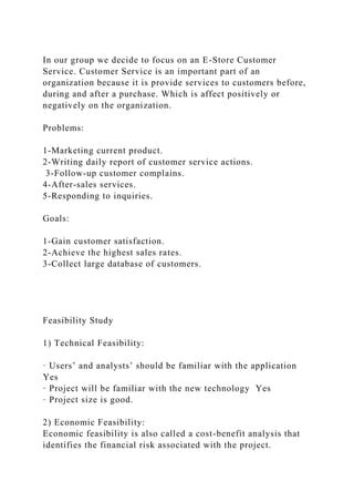 Project of IT243Customer Service For Electroni.docx | Databases ...
