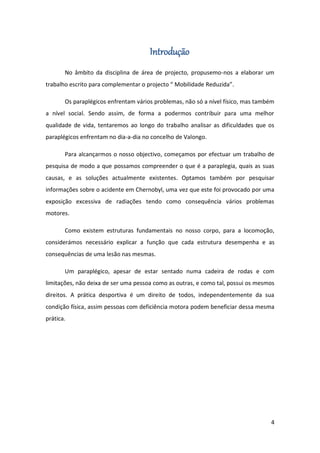 Mobilidade reduzida - Paraplegia | PDF