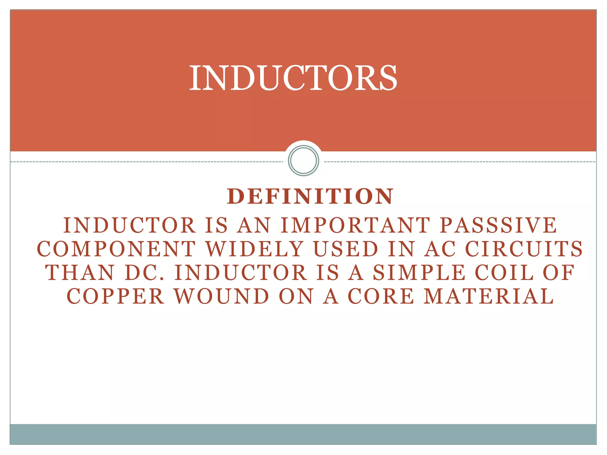Inductors and Smps | PPTX