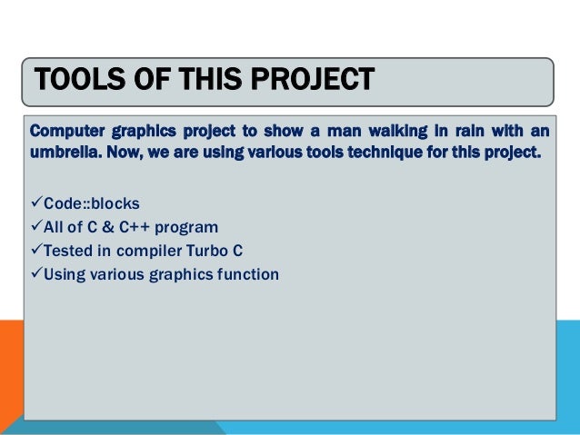 Project on a man walking in the rain with an umbrella by MHM | PPTX