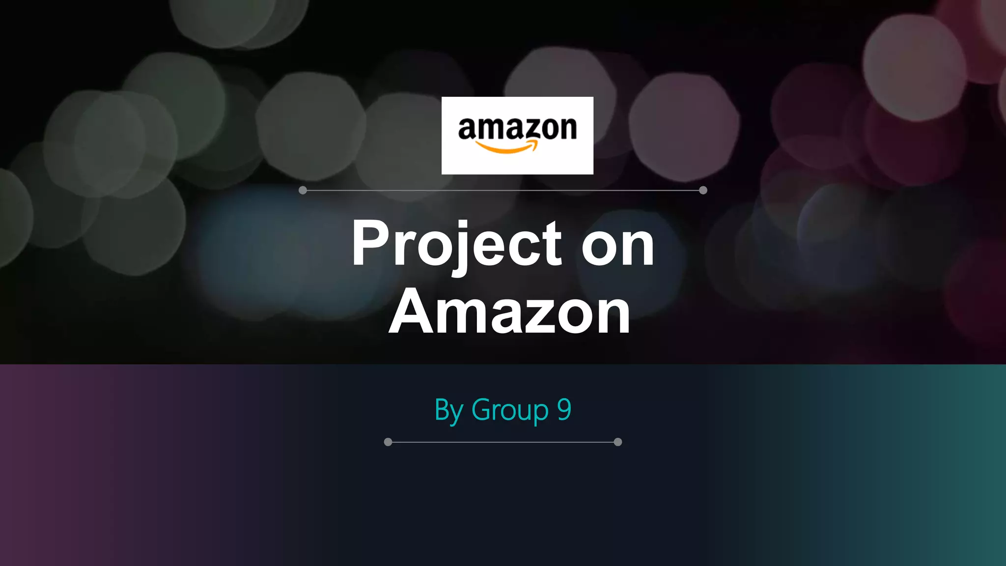 Project on amazon | PPTX