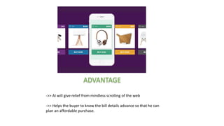 Project on AI shopping app | PPTX