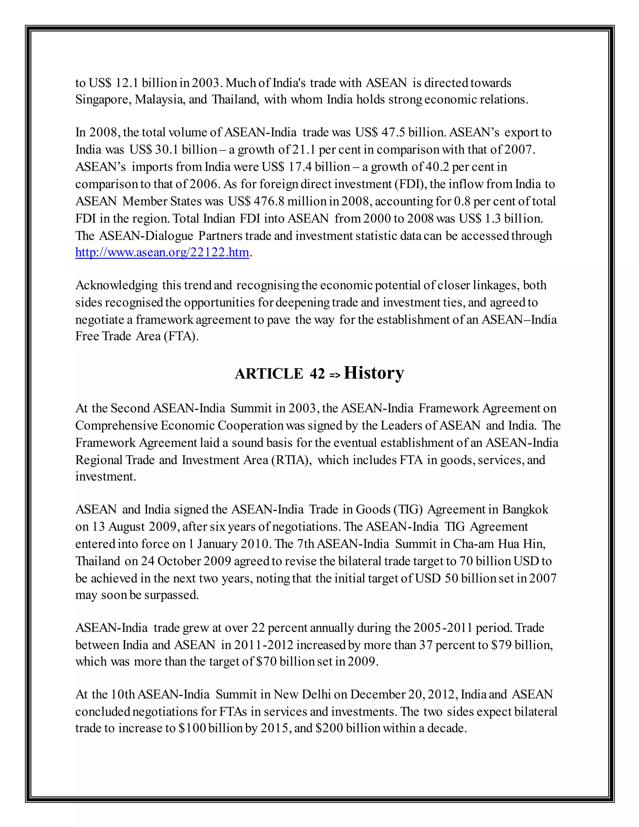 Project on ASEAN by Bhavna H. Raval | DOCX