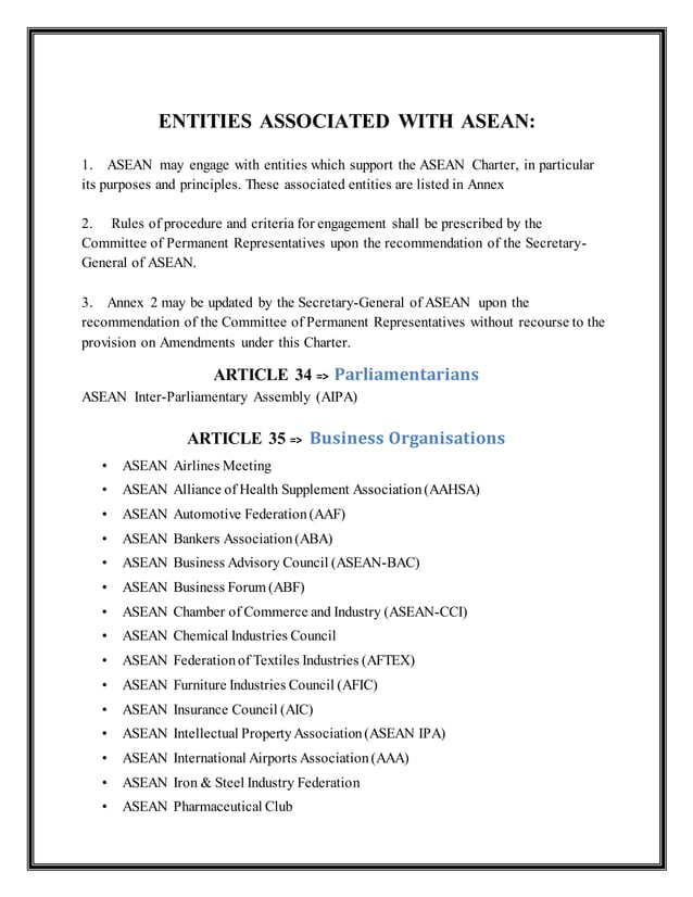 Project on ASEAN by Bhavna H. Raval | DOCX