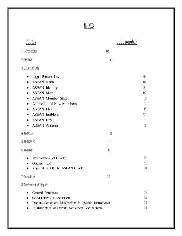 Project on ASEAN by Bhavna H. Raval | DOCX