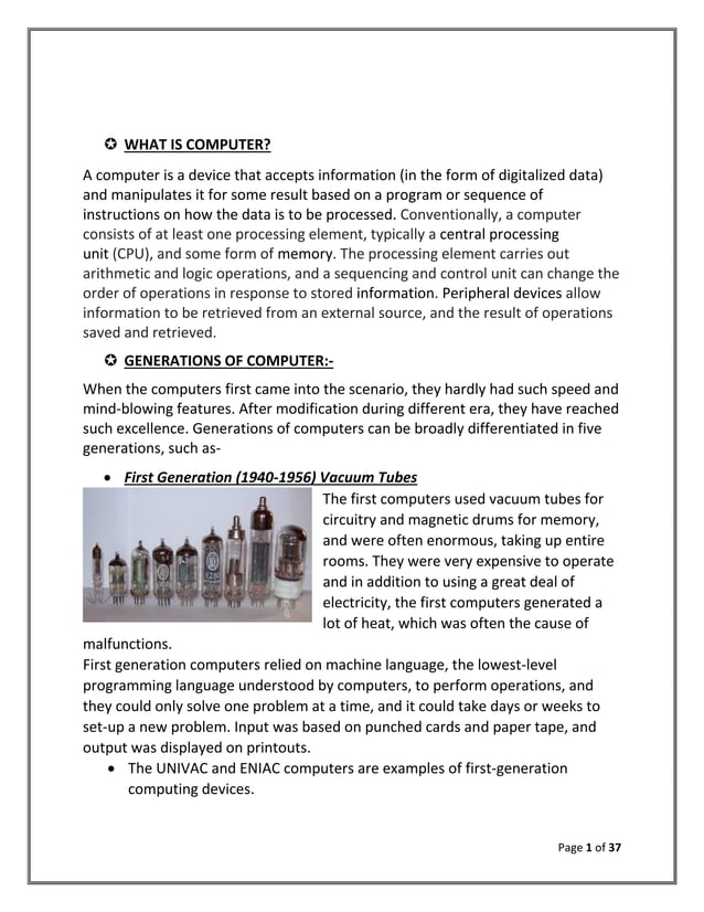 Project on computer assembling | PDF