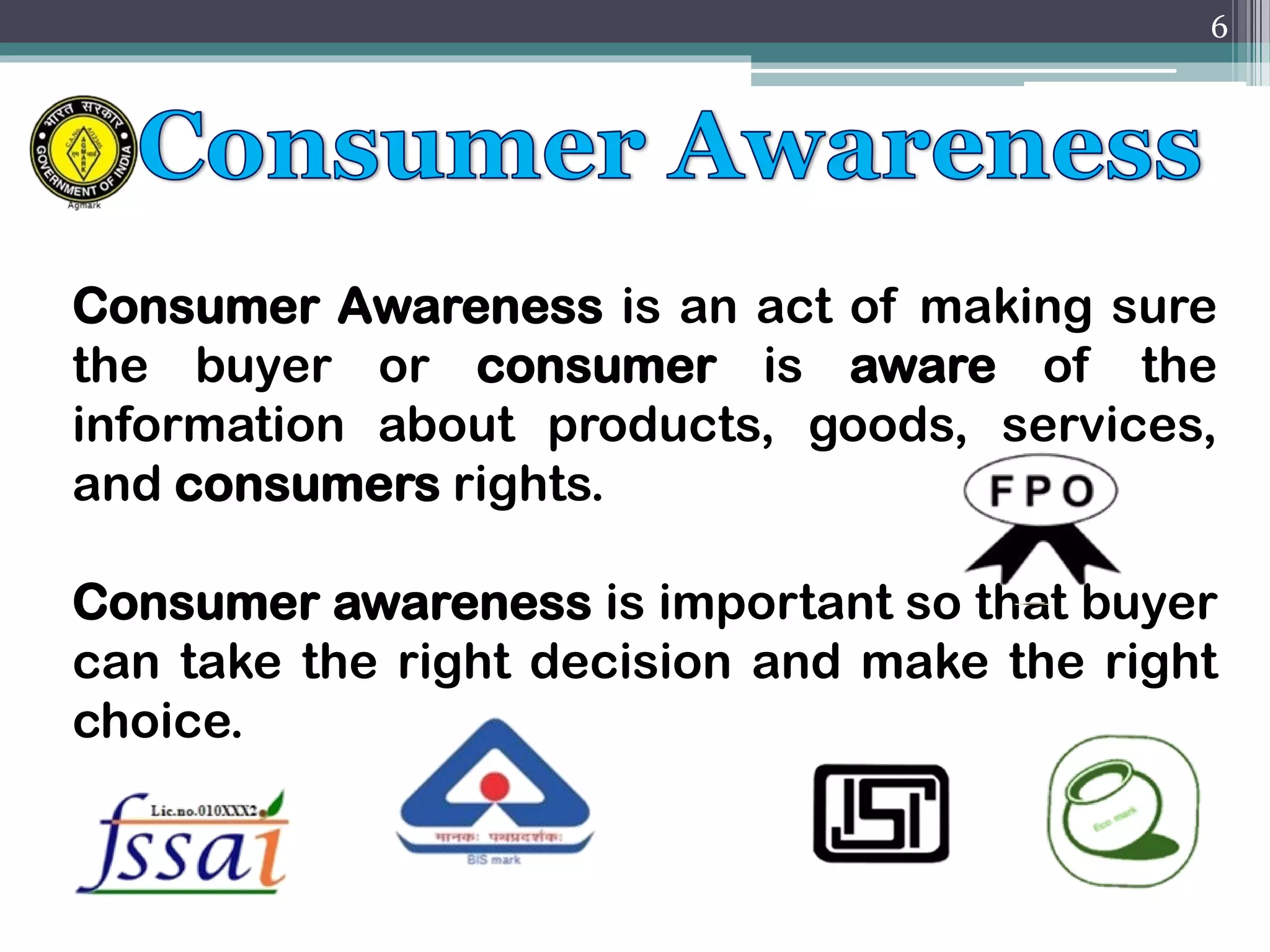 Consumer Awareness | PDF