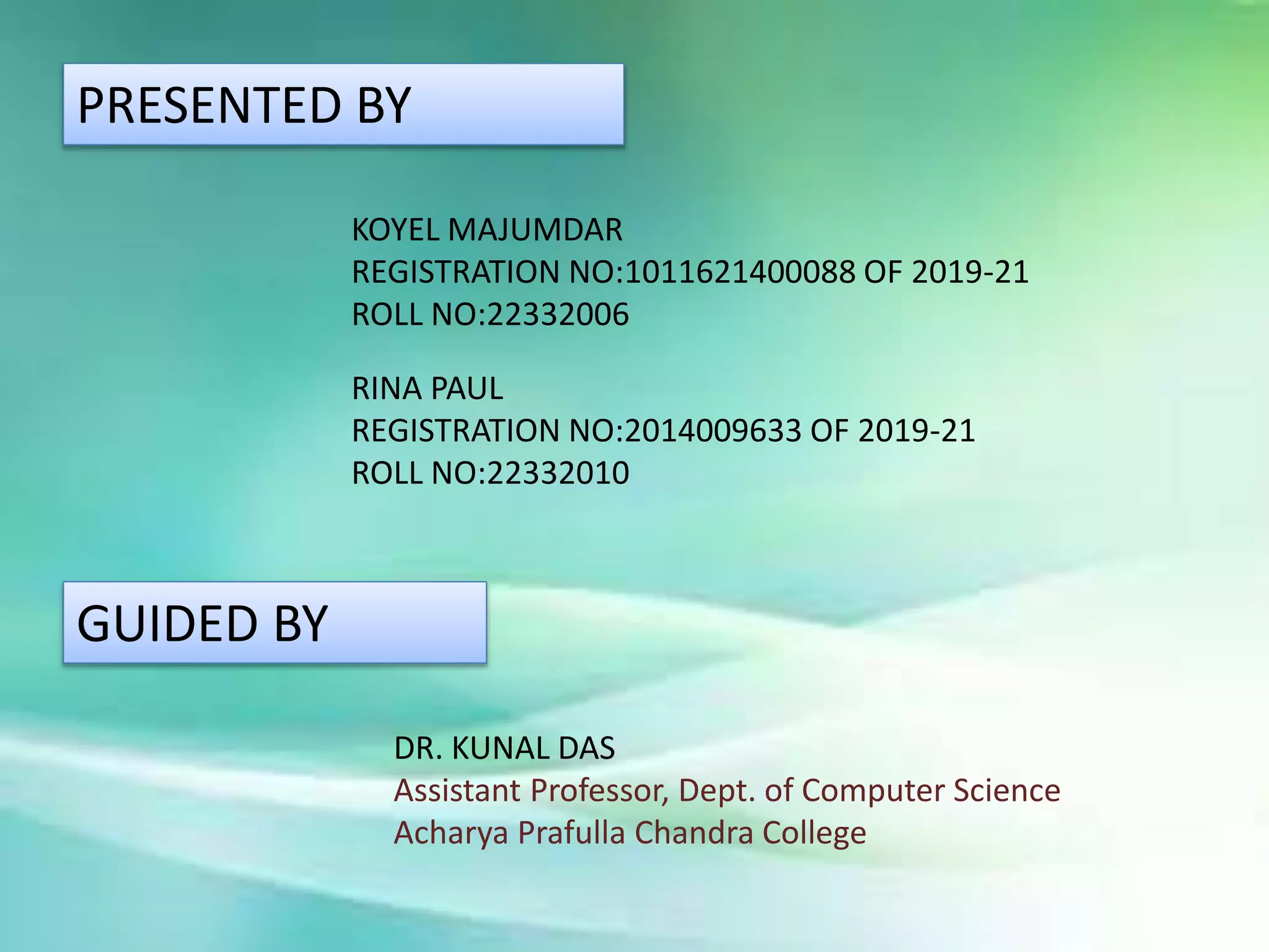 Project on disease prediction | PPTX