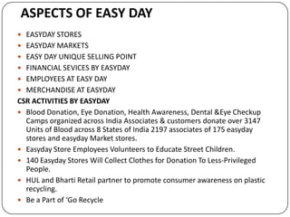 Project on easy day and customer analysis | PPTX