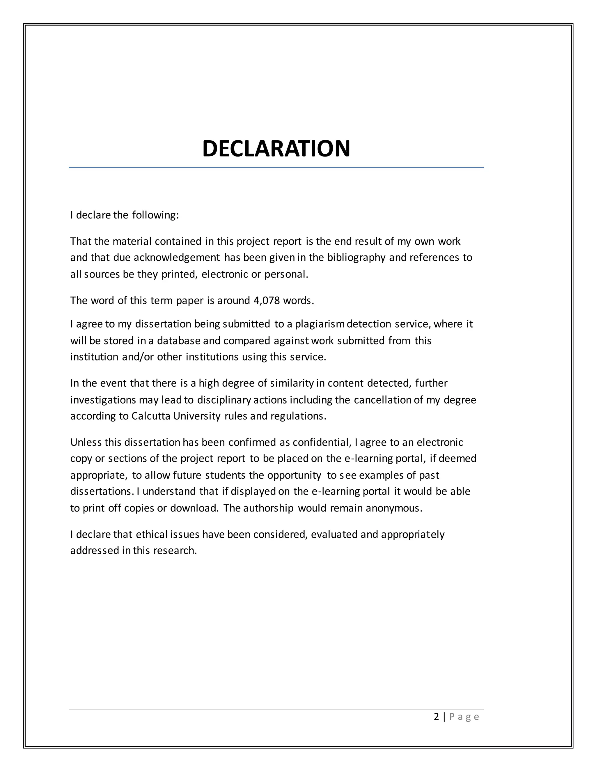 Project on effectiveness of recruitment | DOCX