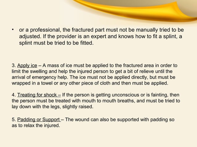 Project on first aid | PPT | First Aid | Injuries