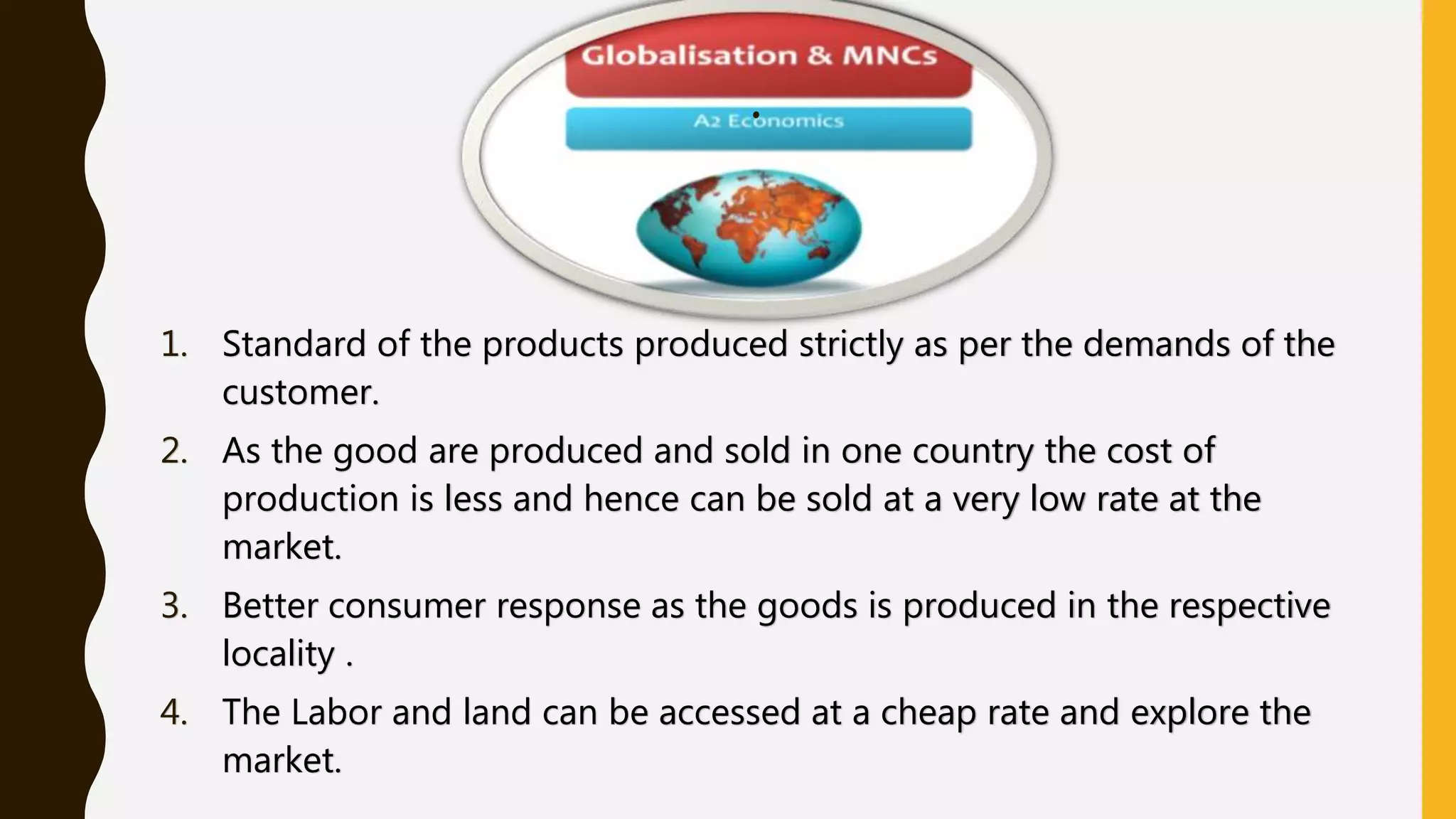 Project on globalisation and indian economy. | PPT
