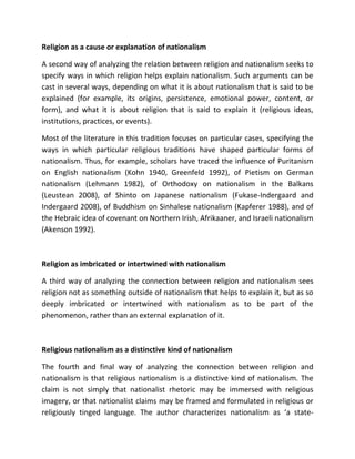 Project on globalization and religious nationalizom in india | PDF