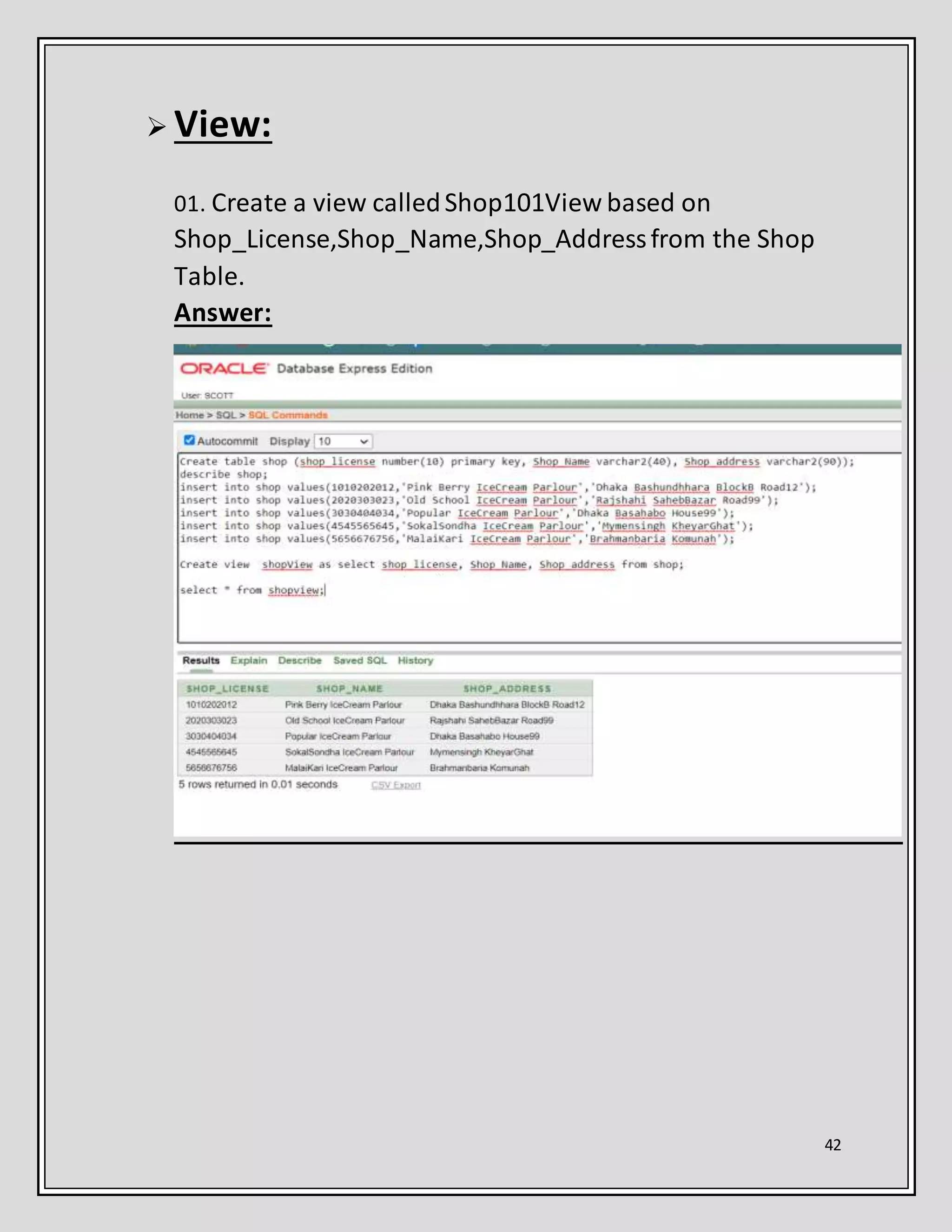 Project on ice cream parlour management system | DOCX