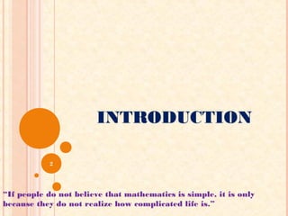 Project on importance of maths in daily life | PPT