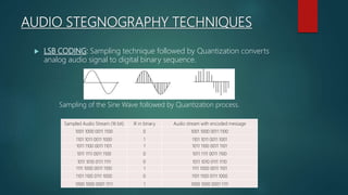 steganography and watermarking | PPTX