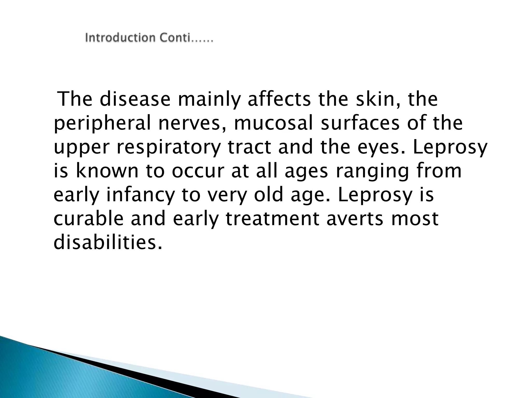 Project on leprosy | PPTX