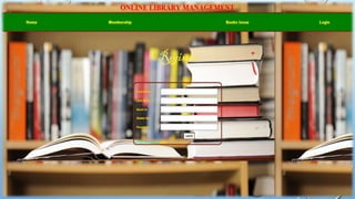 Project online library management | PPTX