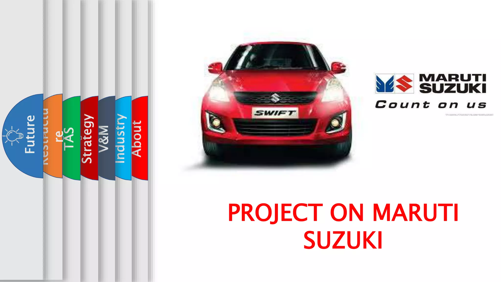 Project on maruti suzuki | PPTX