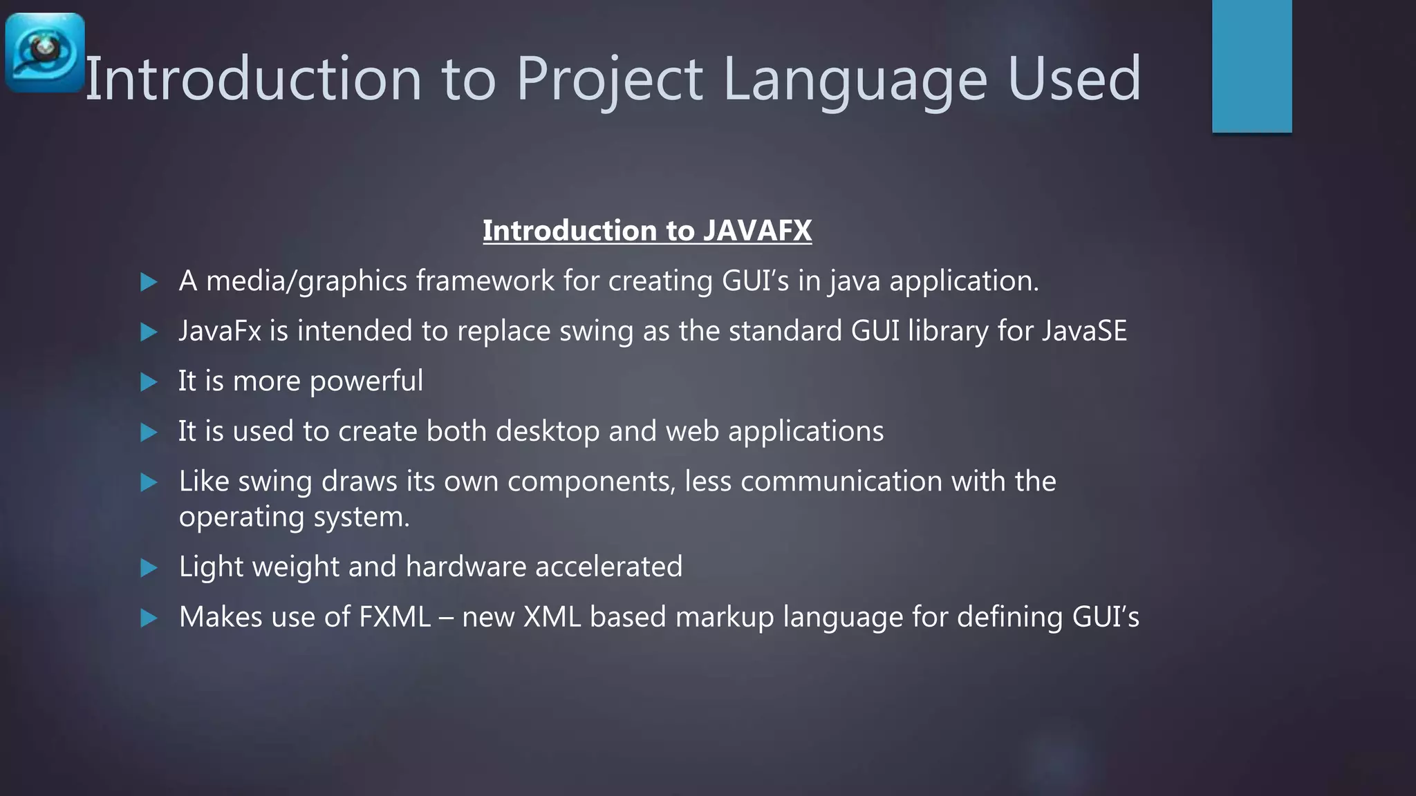 Project on mp4 Media Player using JavaFx | PPT