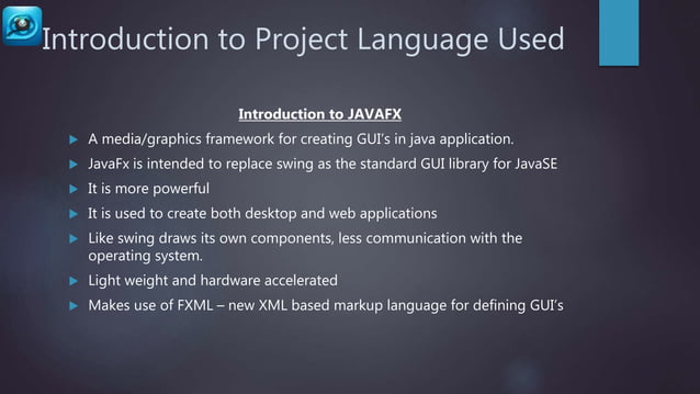Project on mp4 Media Player using JavaFx | PPT Project on mp4 Media Player using JavaFx | PPT