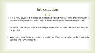 Project on multi scale modelling of composite materials | PPTX