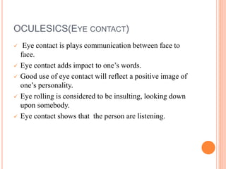 Project on non verbal communication | PPTX