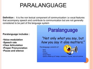 Project on non verbal communication | PPTX