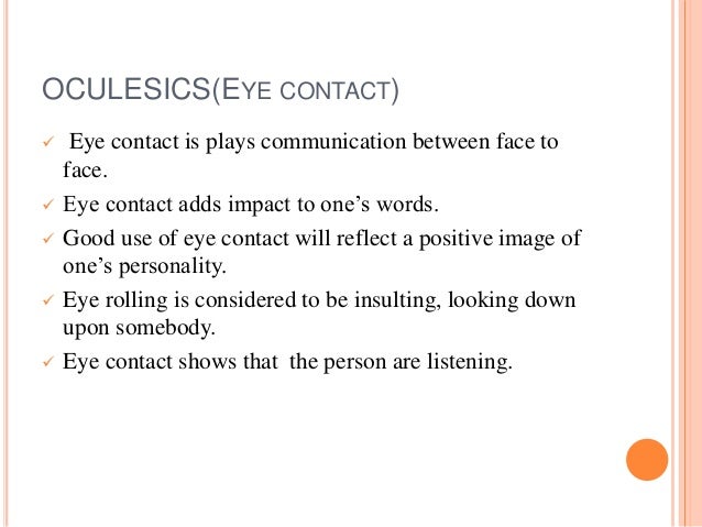 Project on non verbal communication