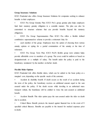 Project on recruitment,training and development of icici prudential life insurance company ltd | DOC