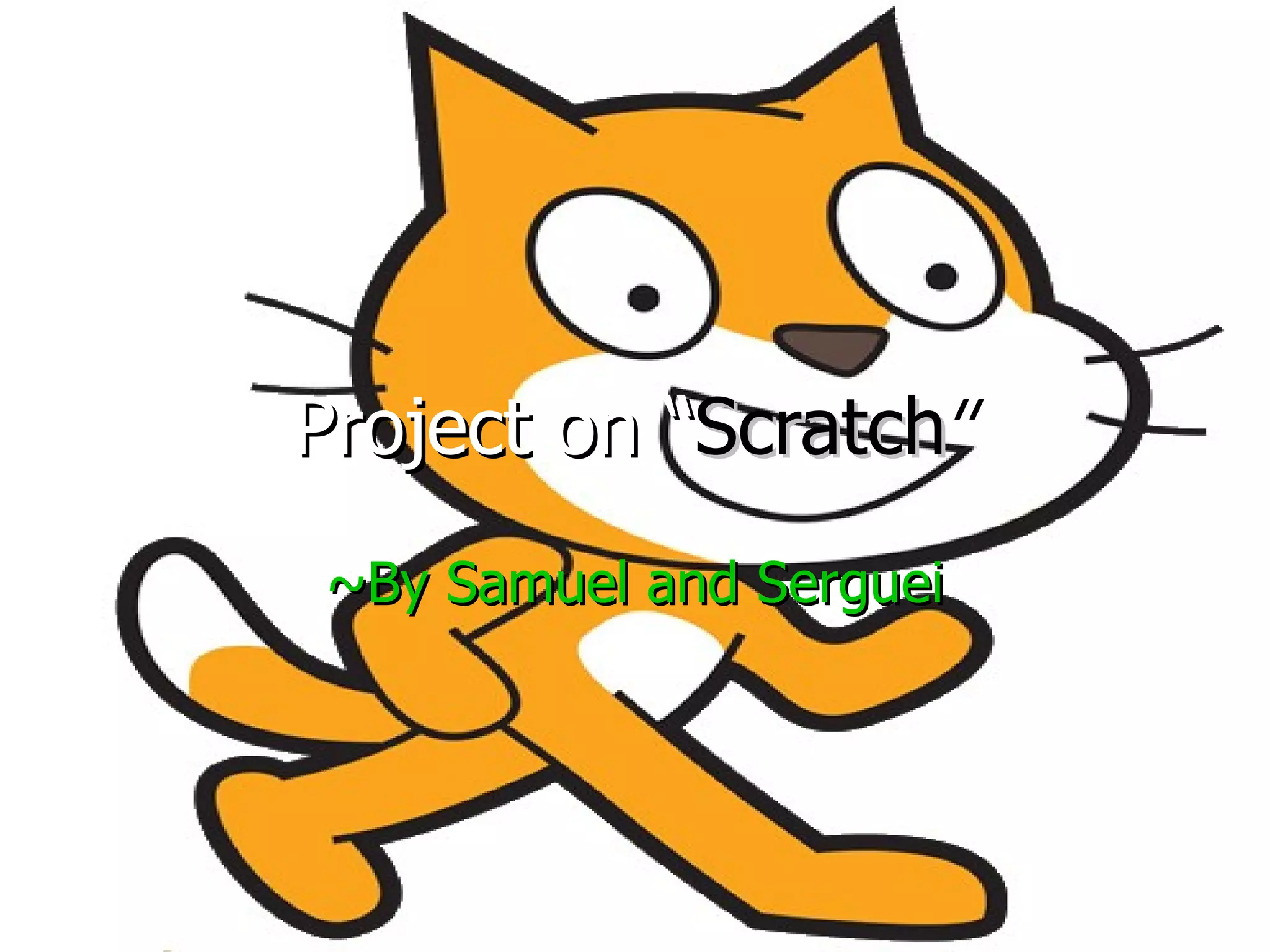 Project on scratch | PPT
