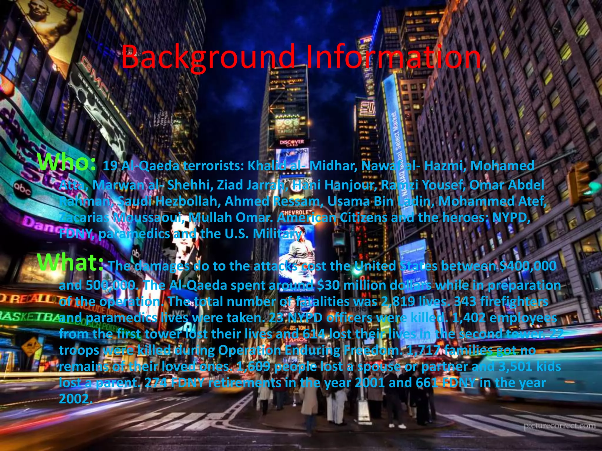 Project on september 11 attacks, period 6, guyerProject on September 11 ...