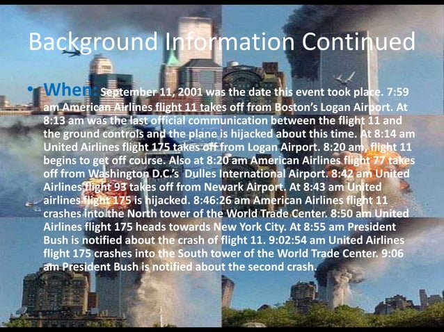 Project on september 11 attacks, period 6, guyerProject on September 11 ...