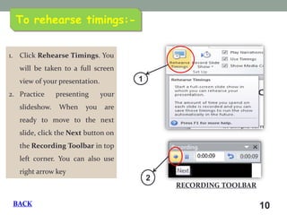 Project on slideshow tab | PDF
