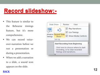 Project on slideshow tab | PDF