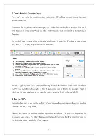 Project on sop part 2 | PDF | Business | Business and Finance