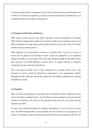 Project on sop part 2 | PDF | Business | Business and Finance